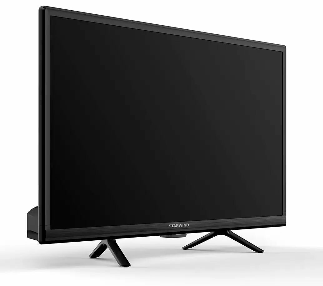 24" Телевизор StarWind SW-LED24SG304 HD, черный, смарт ТВ, YaOS
