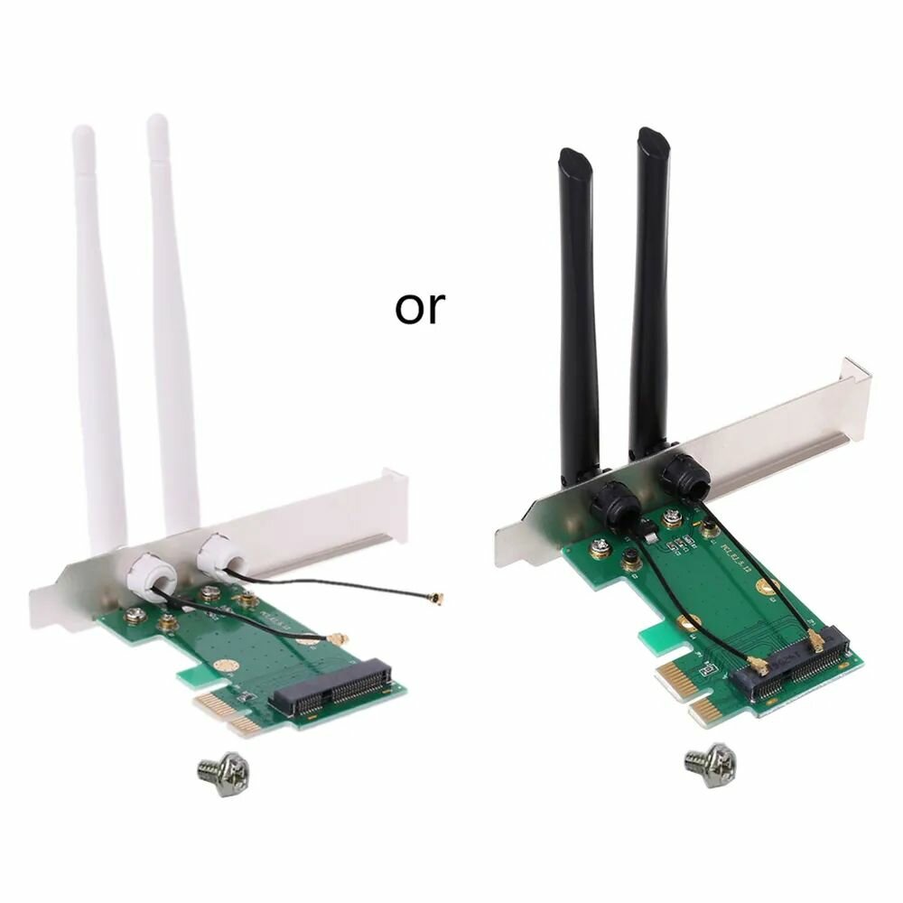 Беспроводная сетевая карта Wi-Fi Mini PCIE to PCI-E для настольного компьютера WIFI Адаптер