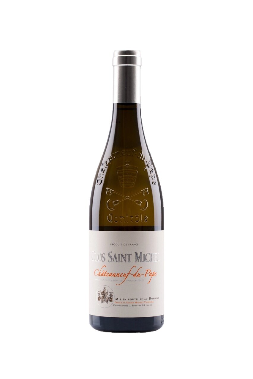 Вино Кло Сен Мишель Шатонёф Дю Пап, белое, сухое, 0.75л