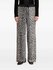 Брюки Oui Drawstring animal-print trousers, размер 44