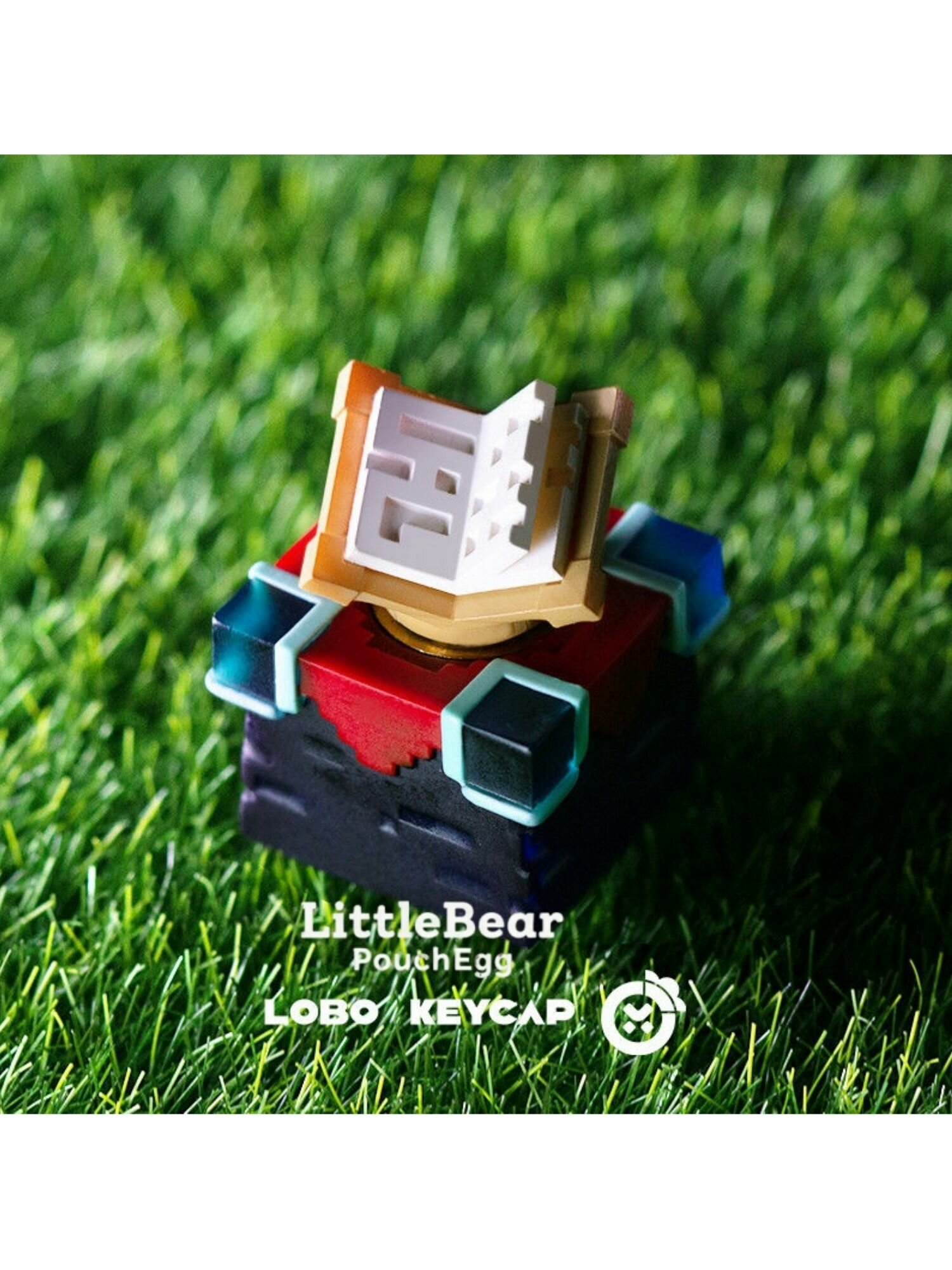 Кейкапы для механической клавиатуры, Зачаровальный стол из Майнкрафт, со светящимися углами