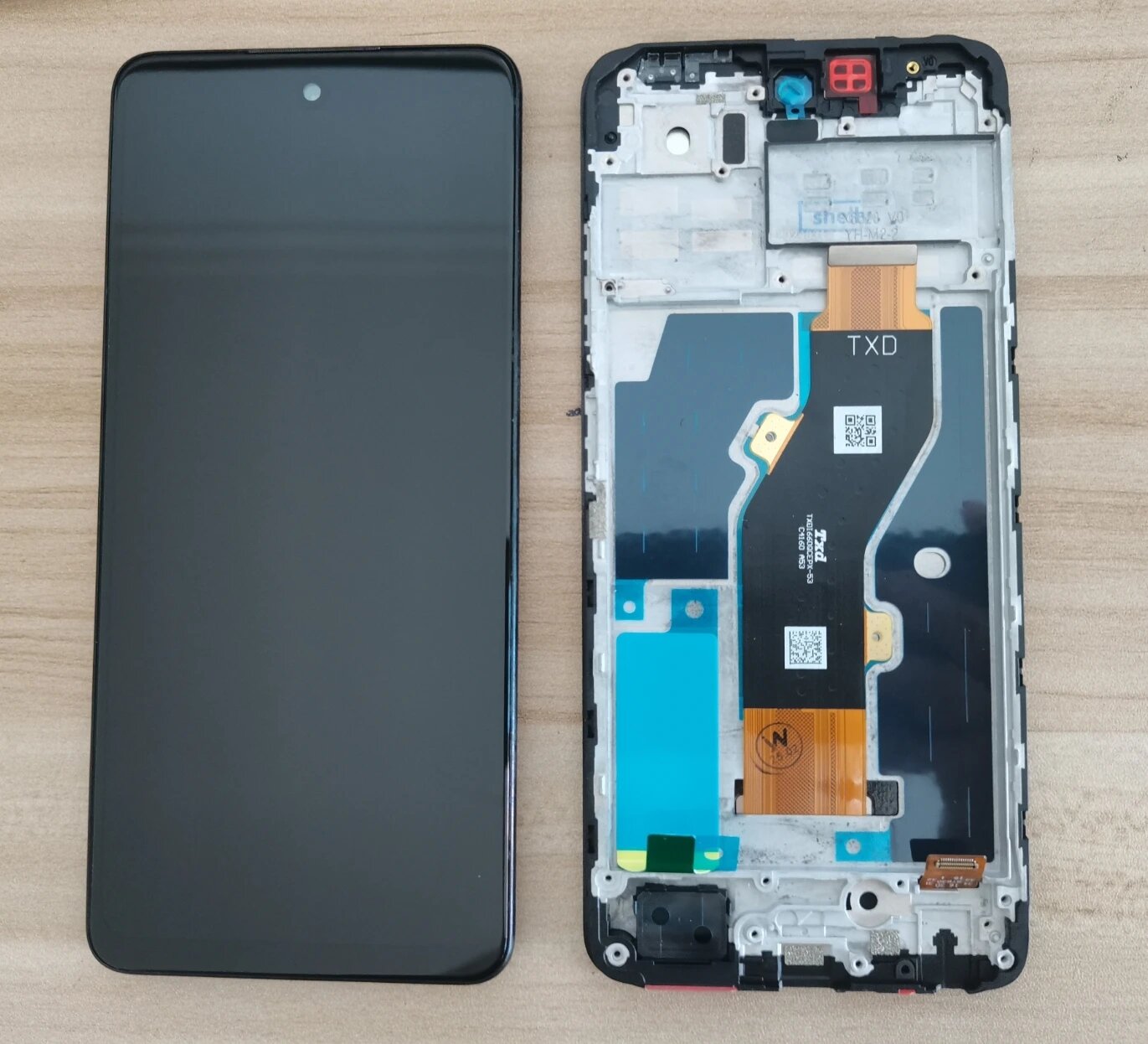 6,56 "Telas com moldura для Infinix Hot 40i ЖК-дисплей X6528B, дигитайзер сенсорного экрана в сборе, запасные части