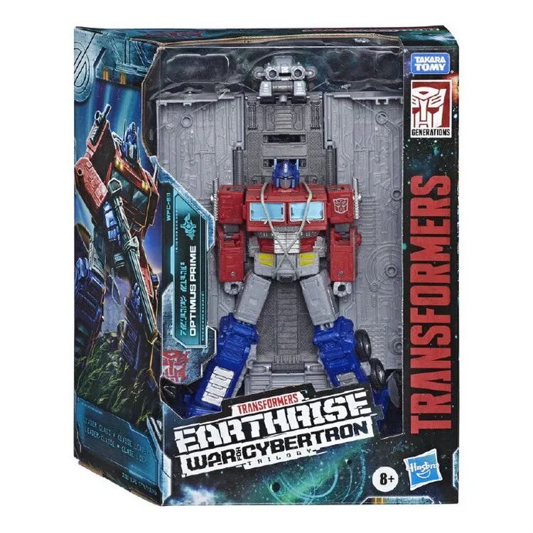 Трансформеры Игрушка хасбро WFC-E11 Optimus Prime with Trailer Leader Class Transformers Generations War for Cybertron Earthrise Chapter