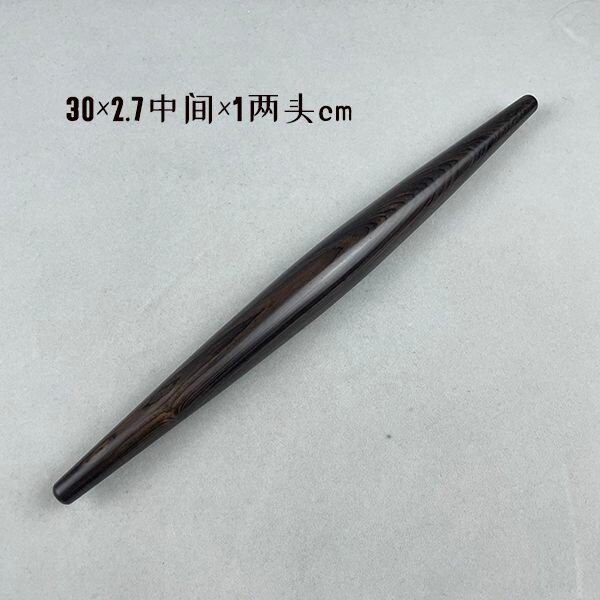 Валик для раскатки теста из палисандра, валик для раскатки теста из массива дерева, валик из красного дерева для домашнего использования, валик из эбенового дерева с двумя заостренными концами, специально для ресторанов, ручная работа.