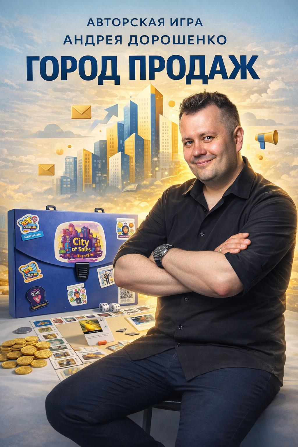 Настольная игра-тренинг Город продаж обучение продажам и мышлению предпринимателя