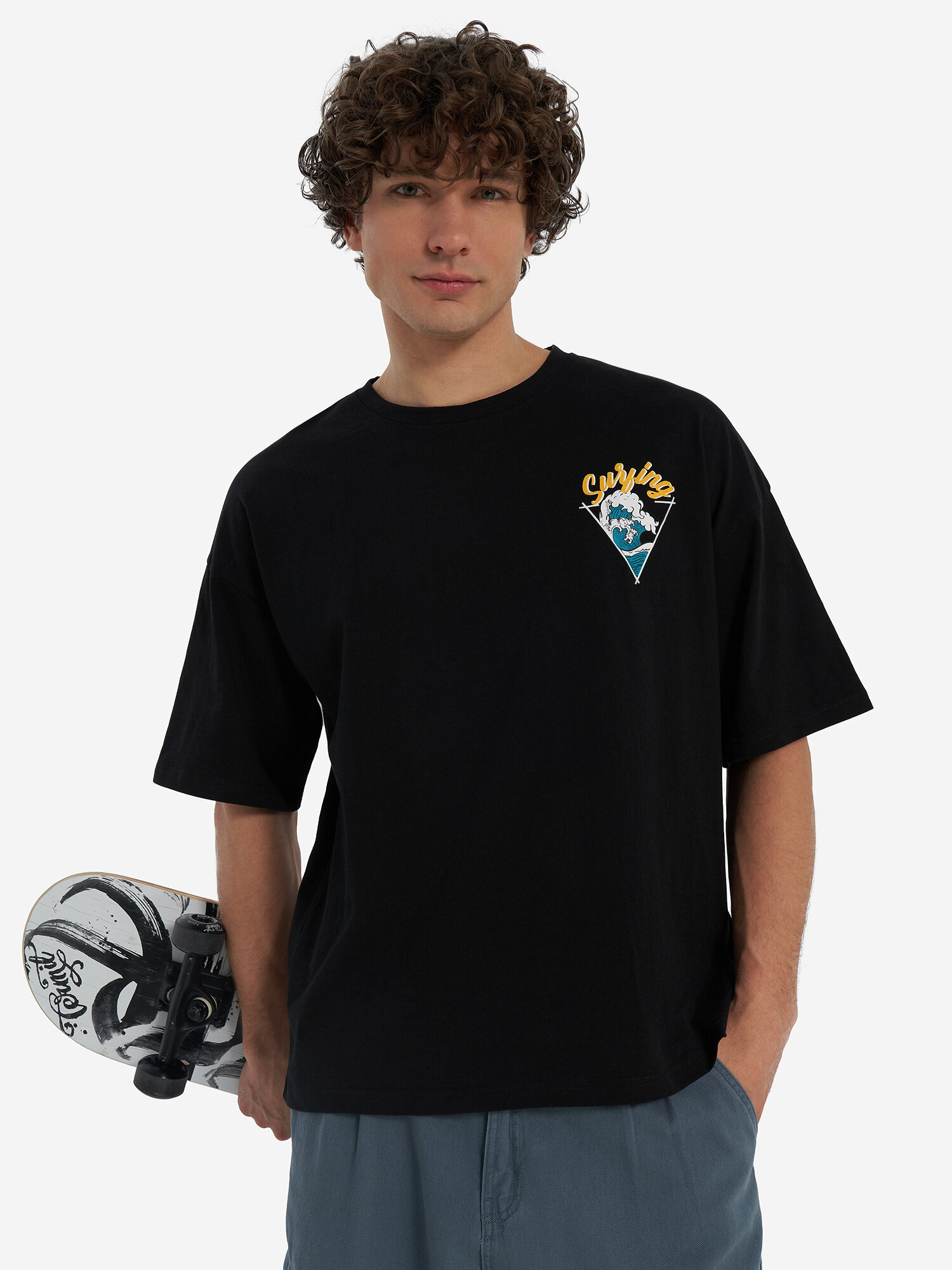 Футболка MATRIX SPORT T SHIRT MAN OVERSIZE, размер XL, черный — фото 1