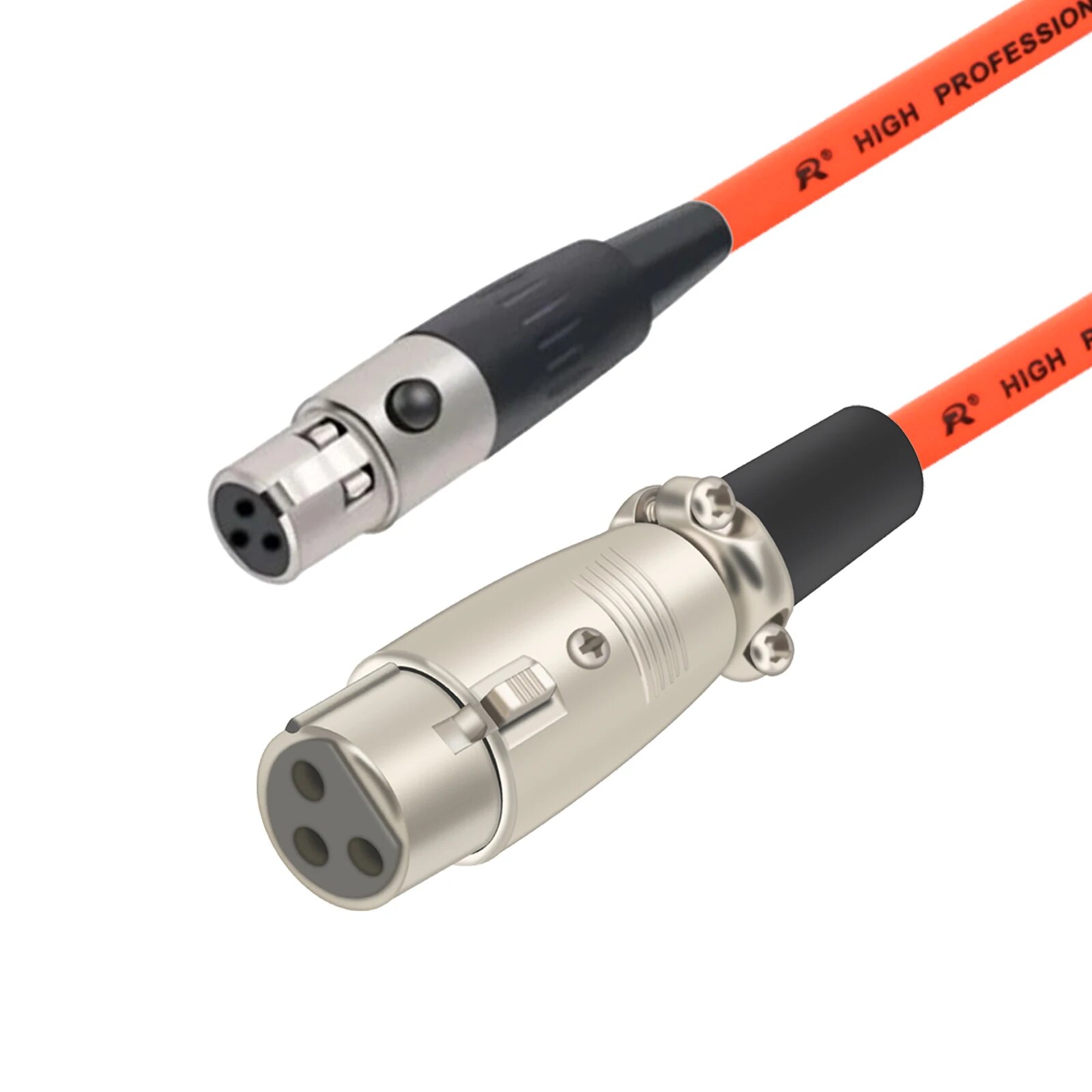 XLR кабель 3m, F to Mini F-OR