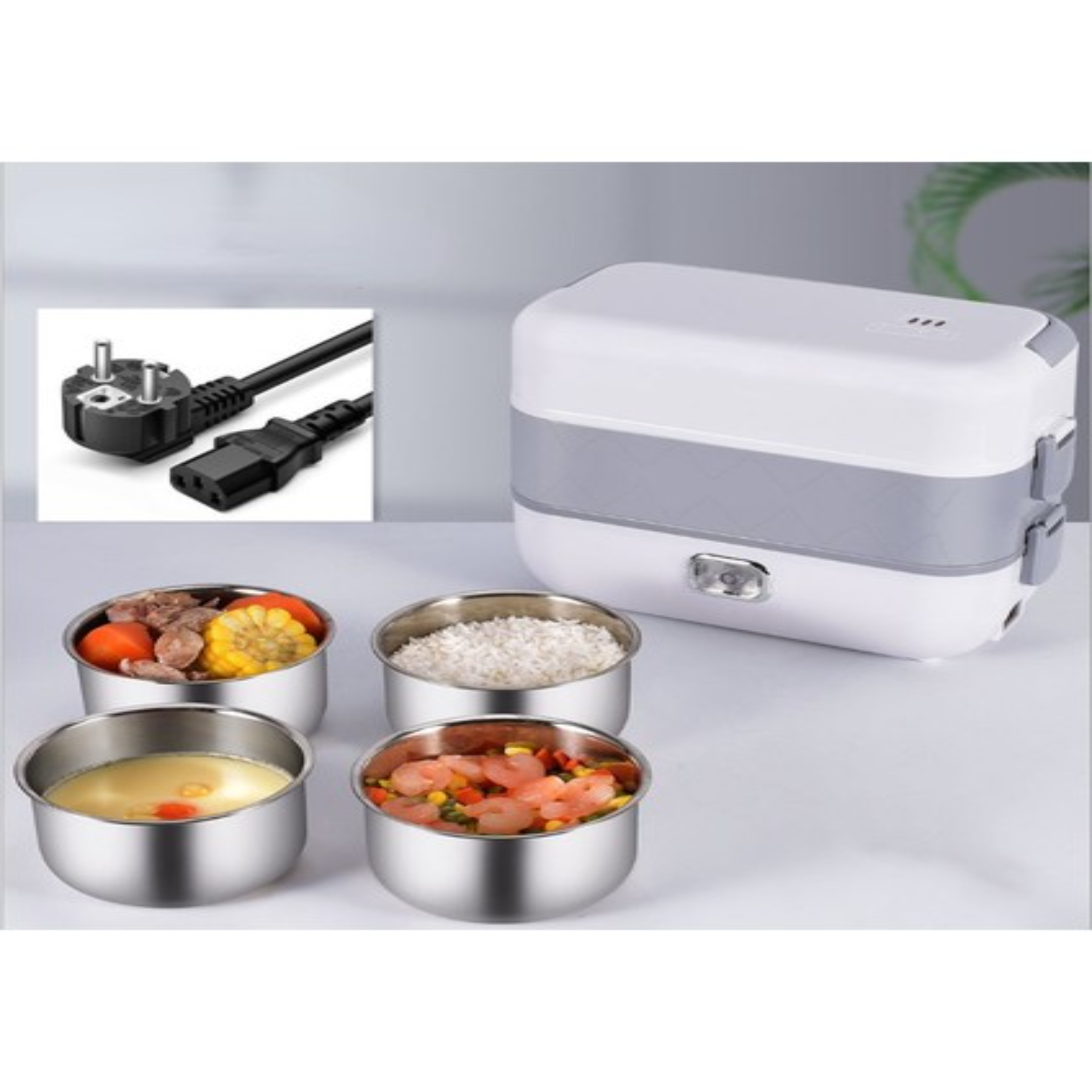 Подогреватель пищи SW FutureTech 220Вт 2л Global — нержавеющая сталь, компактный, 240x125x205 мм, 220В, 50Гц, съемная внутренняя емкость, двухслойная система нагрева 4 лампами, теплоизоляция