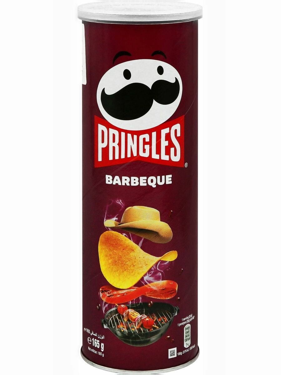 Картофельные чипсы PRINGLES со вкусом Барбекю, 165г (Европа)