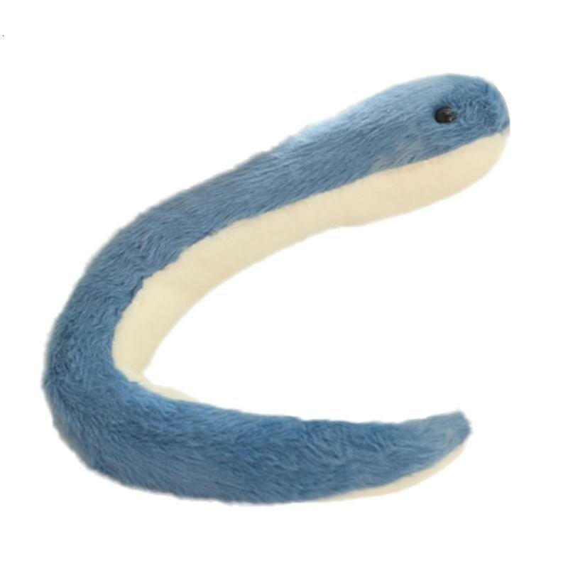 Плюшевая змея-талисман, Синий