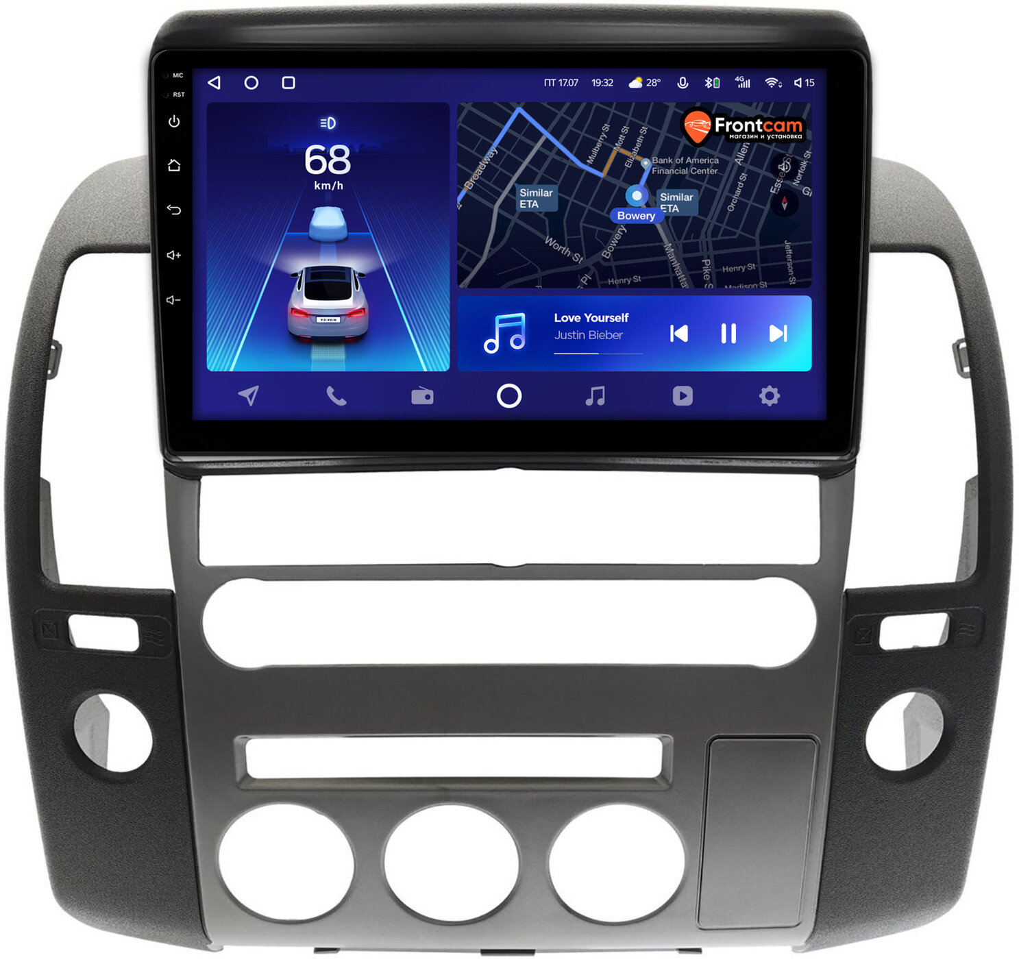 Штатная магнитола Teyes CC2 PLUS 6/128 9" RM-9-1424 Nissan Navara 3 (D40), Pathfinder 3 (R51) 2004-2014 (авто с навигацией) Android 10 (4G-SIM, DSP, Q