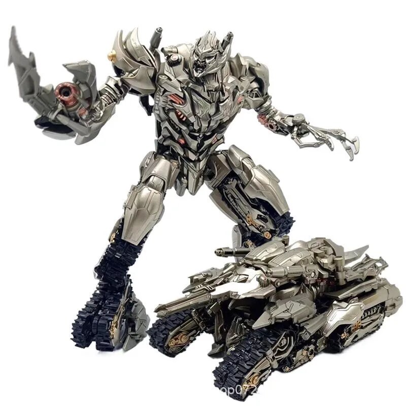 Бак Megatron TW-1029, Трансформер SS13, высота 21см, из пластика и металла, серебристый