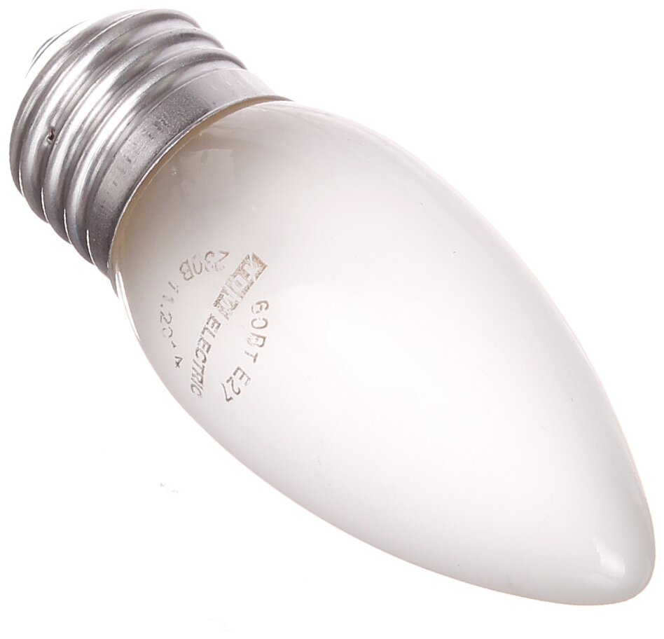 Лампа "TDM" накаливания Свеча 60Вт Е27 230В матовая (SQ0332-0020)