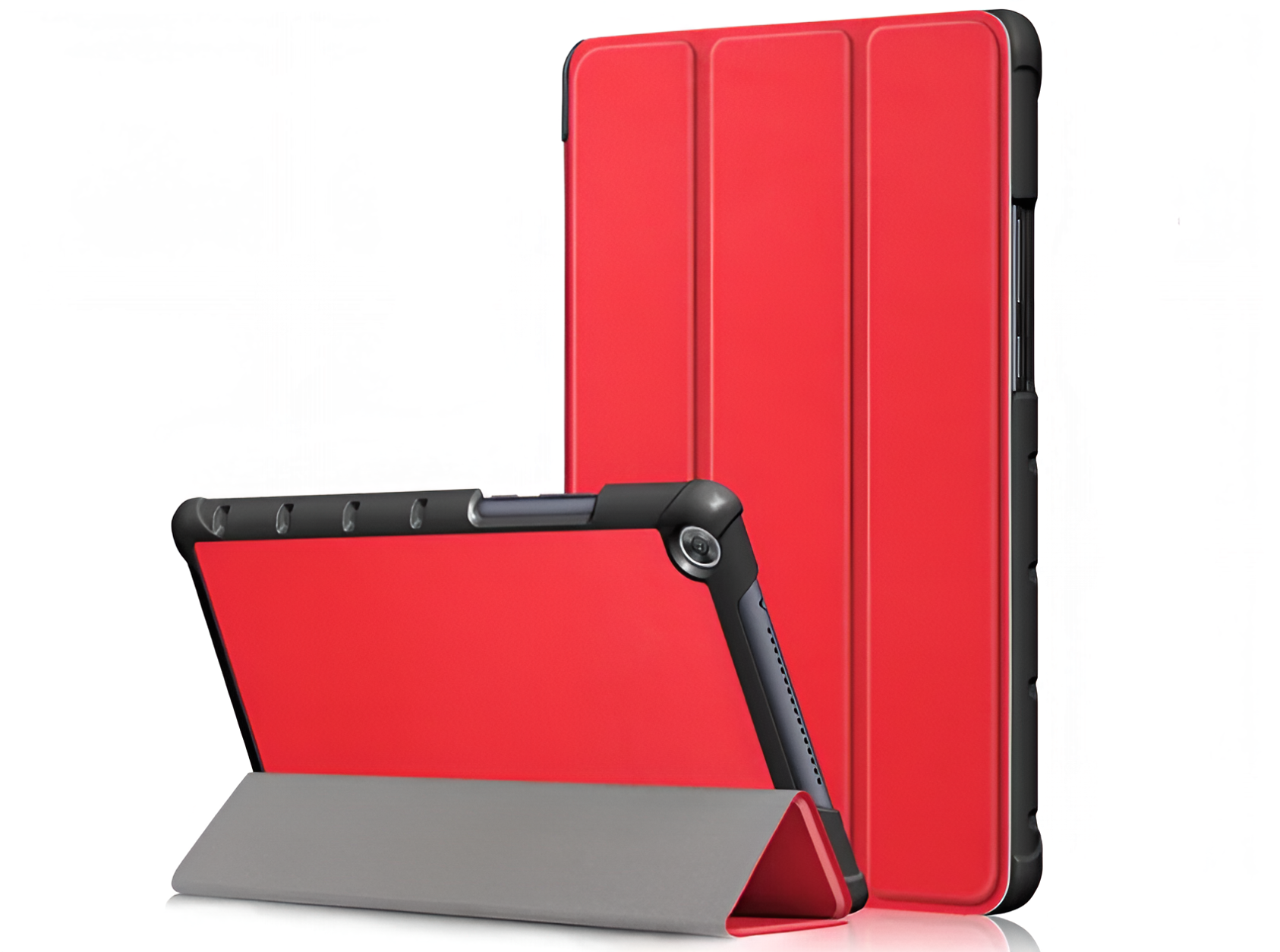 Чехол-обложка для HUAWEI MediaPad M5 Lite 8 64Gb LTE / HUAWEI MediaPad M5 Lite 8 64Gb WiFi кожаный на пластиковой основе