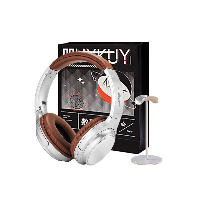 Беспроводные наушники унисекс MUYKUY 5787313, Bluetooth, накладные, до 35 часов работы