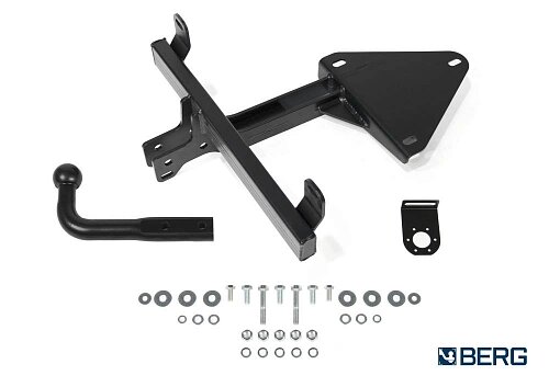 Фаркоп разборный Berg для Лада Гранта I рестайлинг хэтчбек 2018-н. в, шар A, 1100/75 кг, F.6013.009
