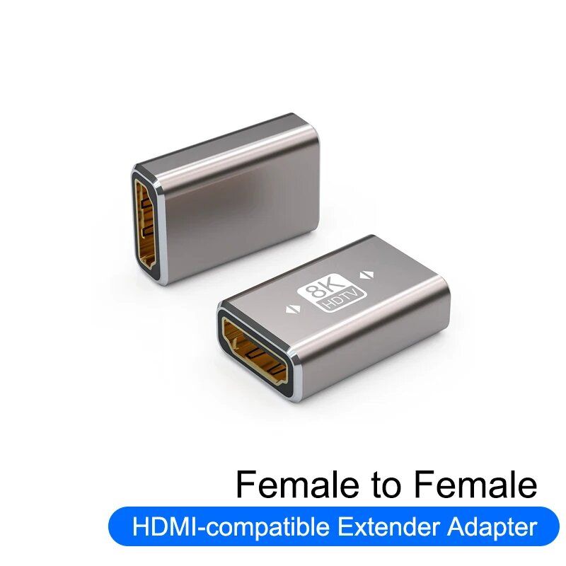 HDMI-адаптер Female-Female, 8K, Style 6