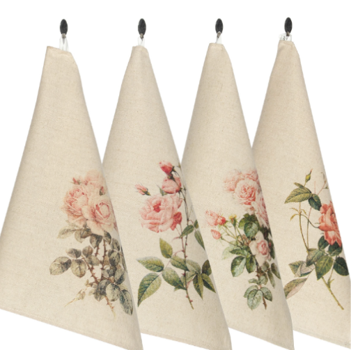 Кухонные полотенца с петелькой в подарочной упаковке Белорусский Лен набор