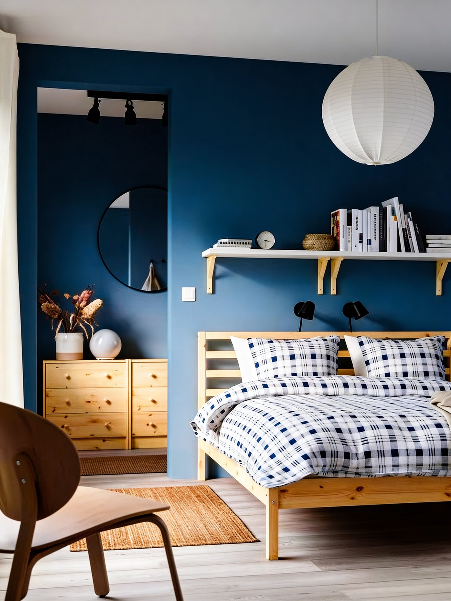 Кровать 160х200 Тарва, двуспальная, массив сосны, ортопедический каркас