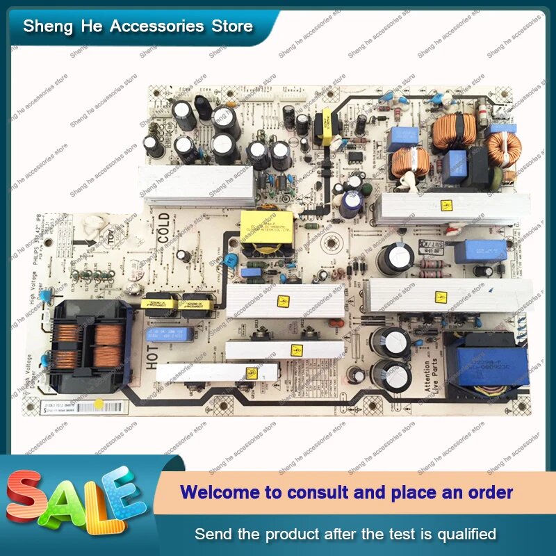 Плата питания PLHL-T721A 2300KEG031A-F, подходит для 42PFL5403/93 42PFL5203 42TA648BX/37 42PFL7603D 42TA648BX/F7 42PFL7403D
