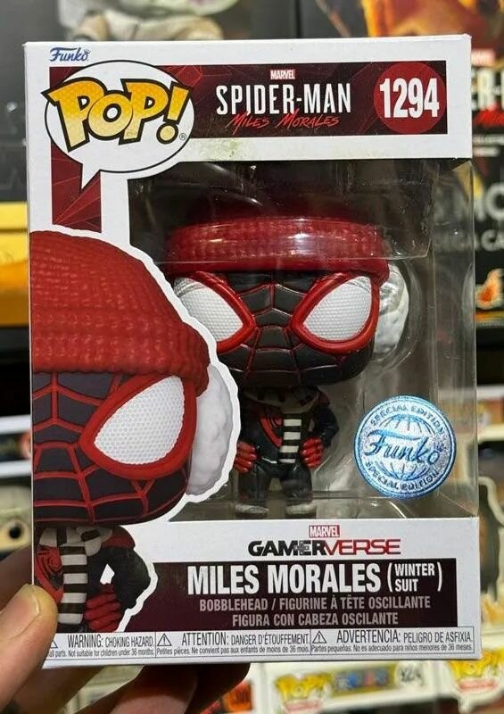 Фигурка Funko Pop! Marvel: Майлз Моралес Зимний наряд (1294)74722