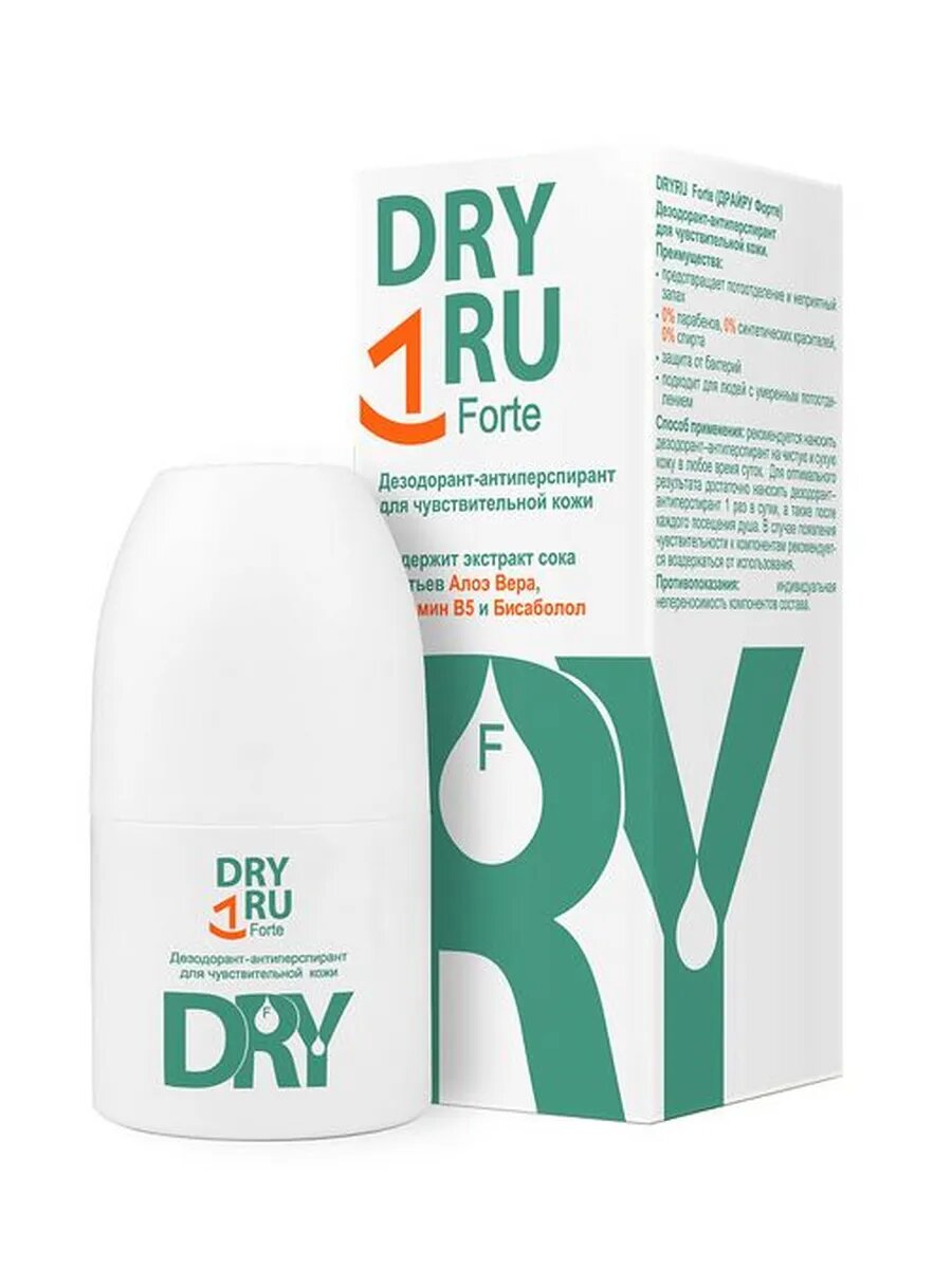 Dry Ru Forte Дезодорант-антиперспирант, антиперспирант ролик