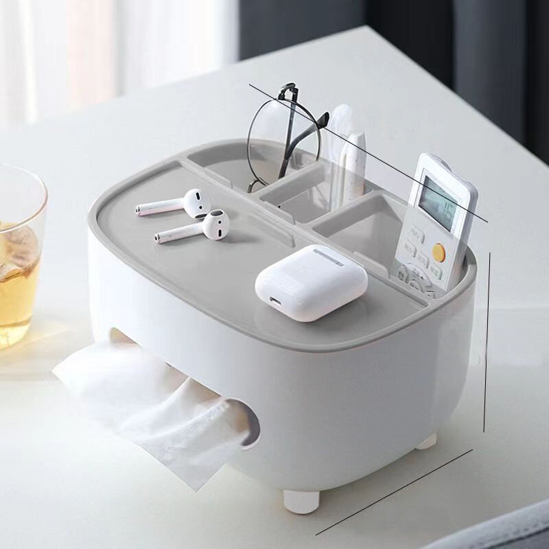 Коробка для салфеток для домашнего использования, кофейный столик в гостиной, креативная легкая роскошь для столовой, многофункциональная коробка для хранения салфеток на столе в спальне с пультом управления