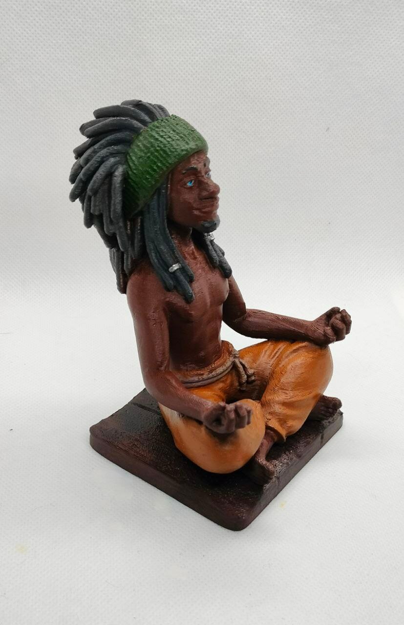 Интерьерная подставка для телефона Регги | 3D-печать, ручная роспись | Настольный держатель для смартфона | Подарок