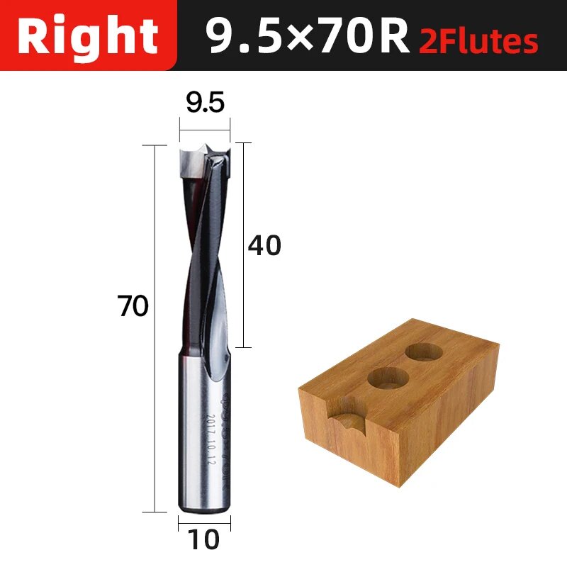 HUHAO Сверло по дереву Форстнер 10 мм 9.5-70R