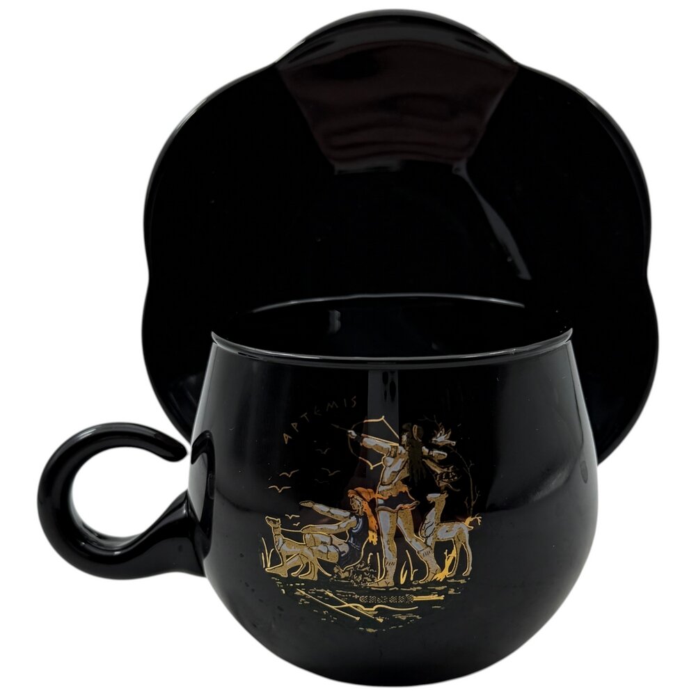 Чайная пара "Aptemis", 250 мл, закаленное стекло, 2000-2010 гг, Турция