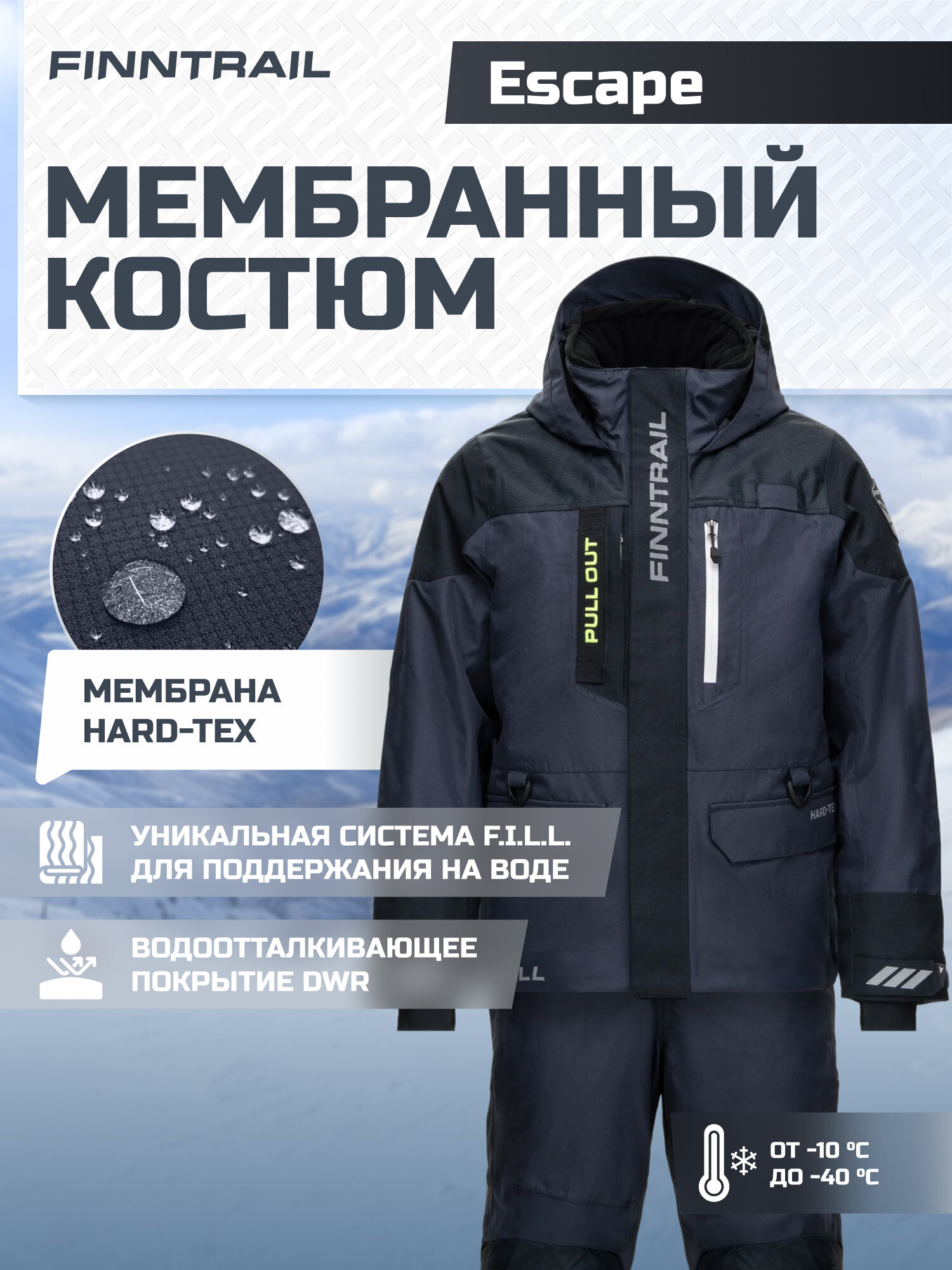 Костюм-поплавок зимний FINNTRAIL Escape