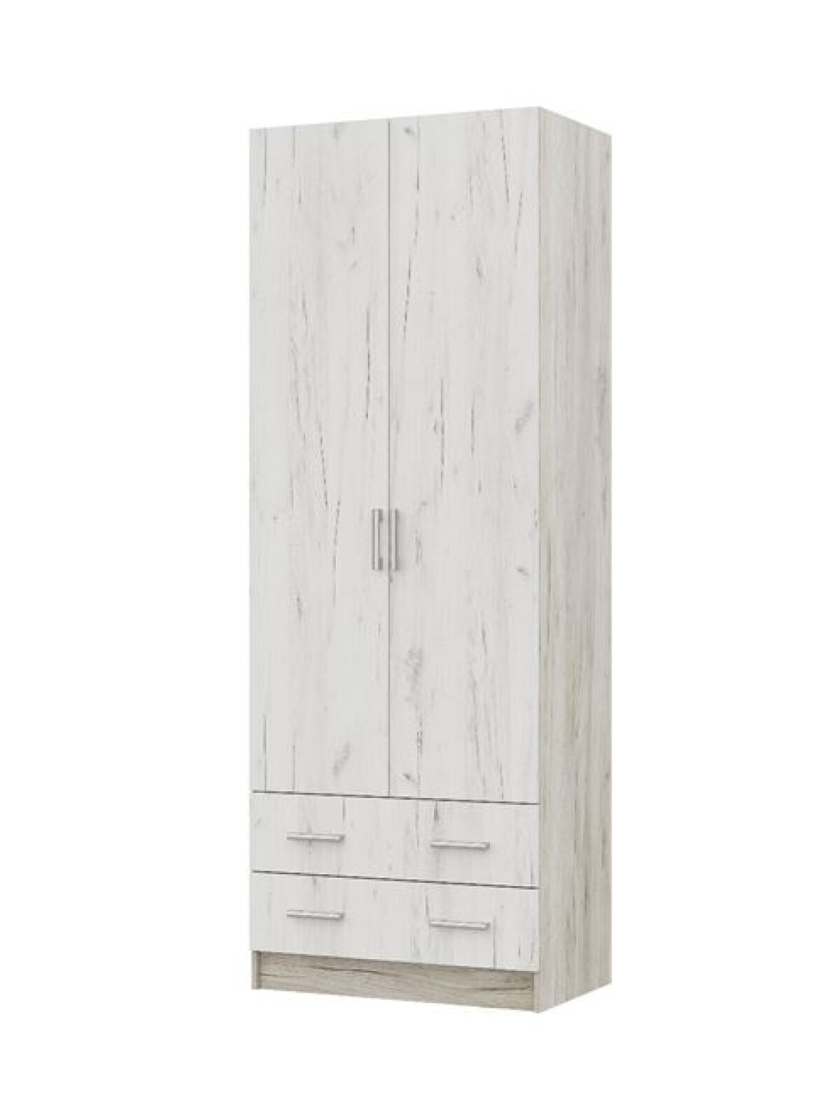 Шкаф с ящиками "Гармония ШК 603" крафт Huge Mebel. Ширина 800 Высота 2200. Шкафы распашные