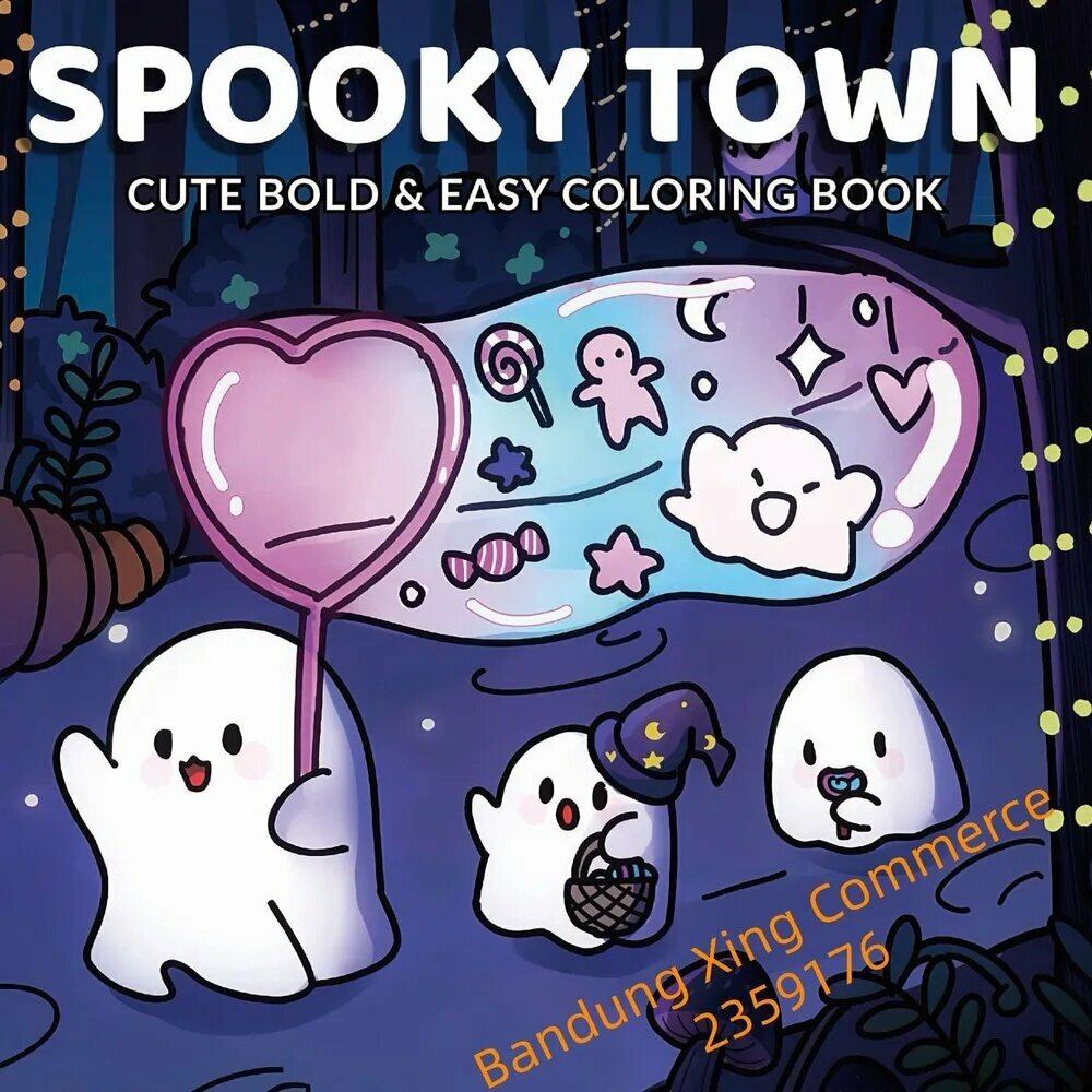Раскраска антистресс для взрослых и подростков Coco Wyo -SPOOKY TOWN 141