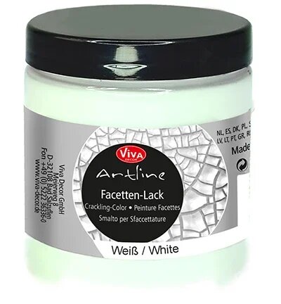 Viva Artline Facetten-Lack White White краска с эффектом трещин