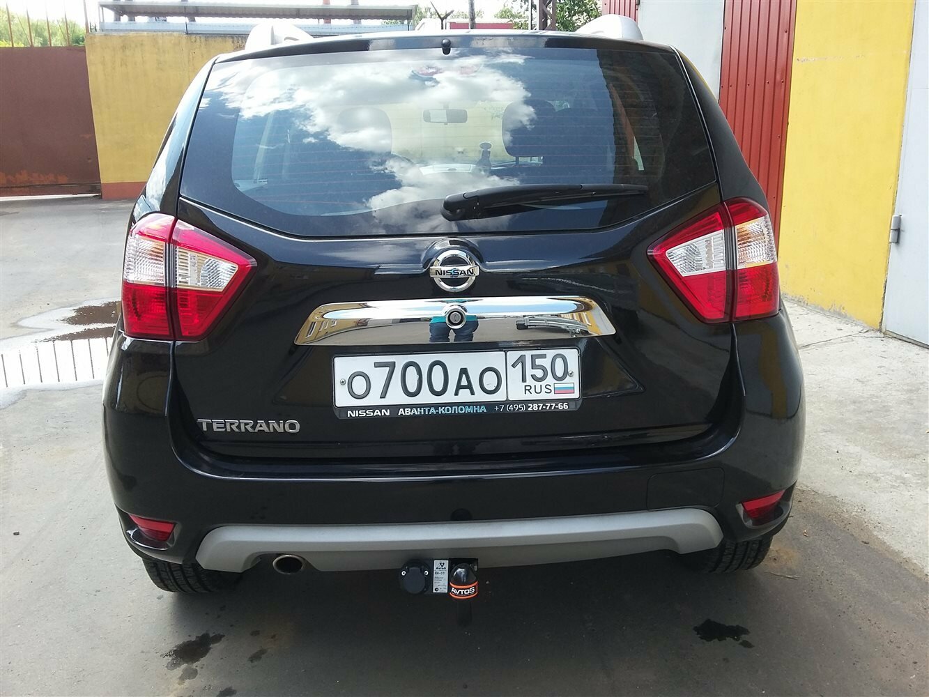 Фаркоп для Renault Duster (2010-)/ NISSAN TERRANO (2014-) (без электрики) (паспорт и сертификат) AvtoS. NS28