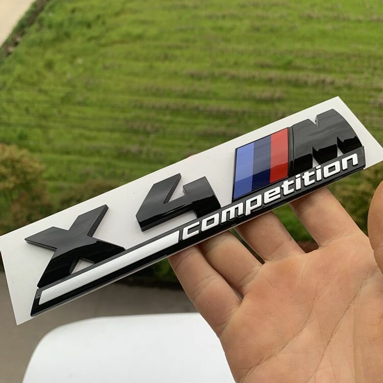 Модификация эмблемы BMW Thunder Edition для X3M, X4M, X5M, X6M, M2, M5, M4: задняя эмблема, наклейка с номером, логотип.