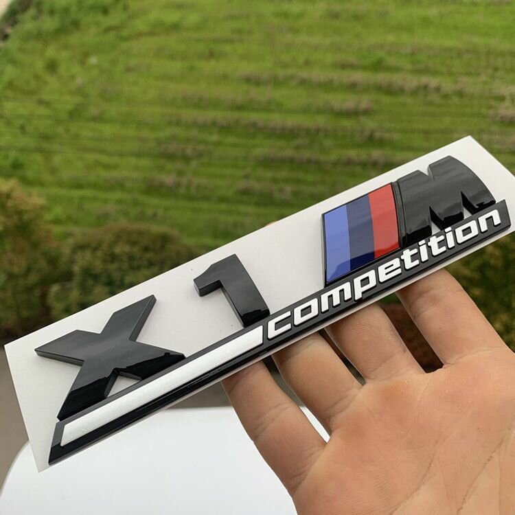 Модификация эмблемы BMW Thunder Edition для X3M, X4M, X5M, X6M, M2, M5, M4: задняя эмблема, наклейка с номером, логотип.