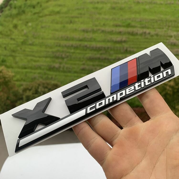 Модификация эмблемы BMW Thunder Edition для X3M, X4M, X5M, X6M, M2, M5, M4: задняя эмблема, наклейка с номером, логотип.