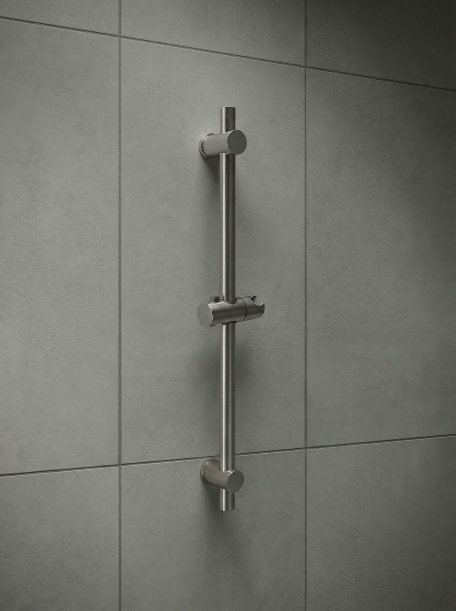 Штанга для душа SUS124-RACK-1, из нержавеющей стали, хромированная, 66 см