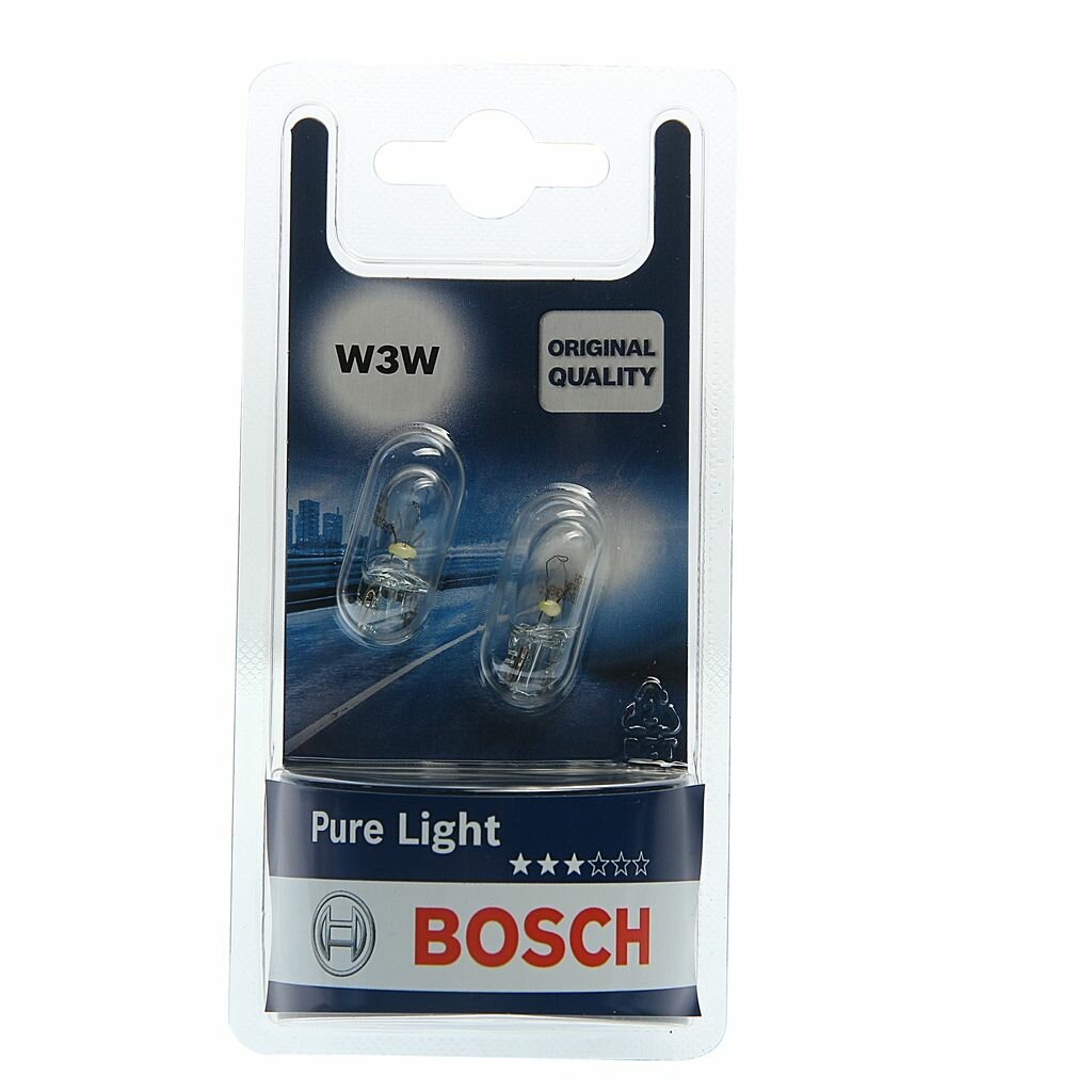 Лампа накаливания, фонарь указателя поворота Pure Light BL, для ВАЗ Лада 2108, 2109 2113 2114, 21099 2115, 2113 2114, Шкода Октавия 2 арт 1987301028 BOSCH