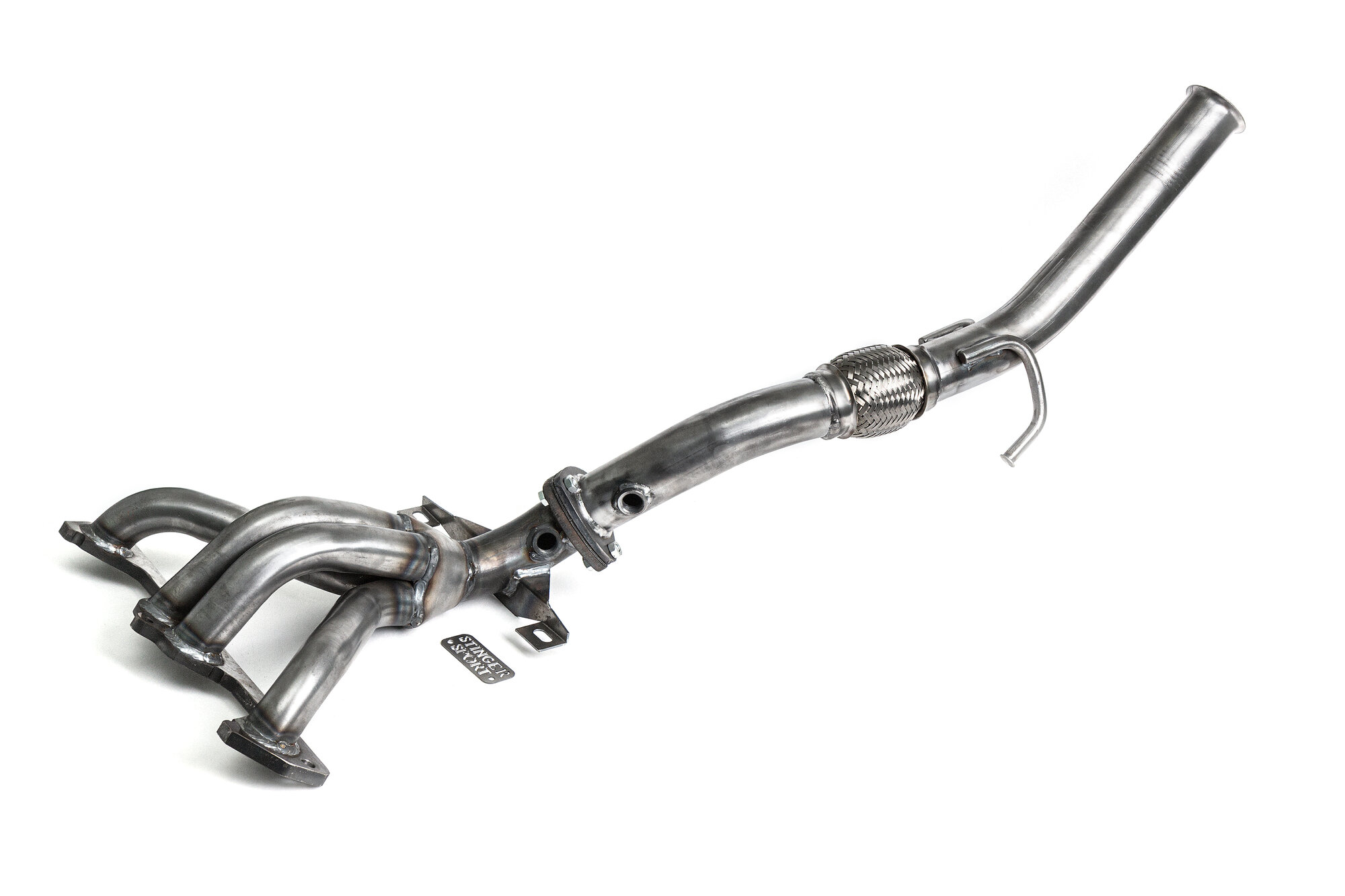 Выпускной коллектор / паук 4-1 "Stinger Sport" 8V. для а/м ВАЗ Лада Ларгус/VAZ Lada Largus с виброкомпенсатором (гофра) 2DK