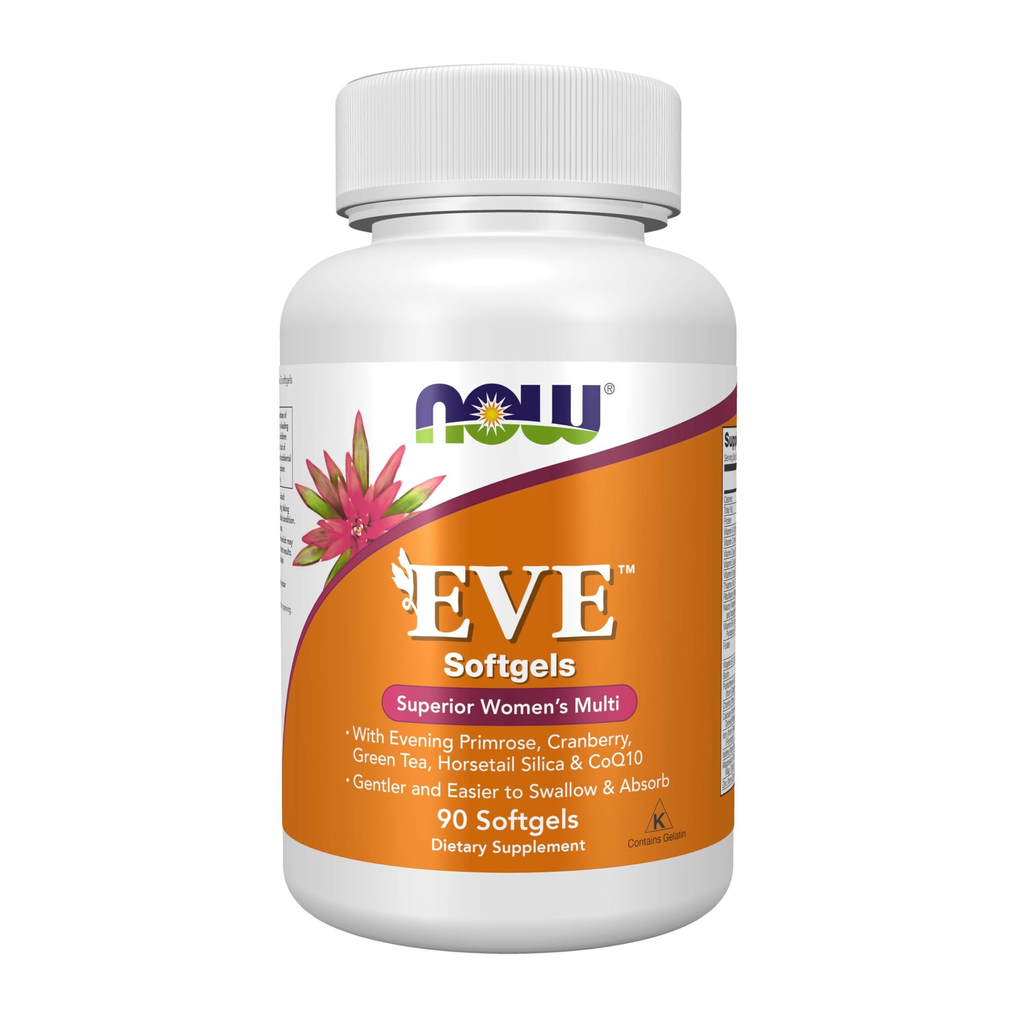 NOW FOODS Eve Superior Women's Multi 90 гел. капсул, НАУ фудс Женский комплекс ЕВА