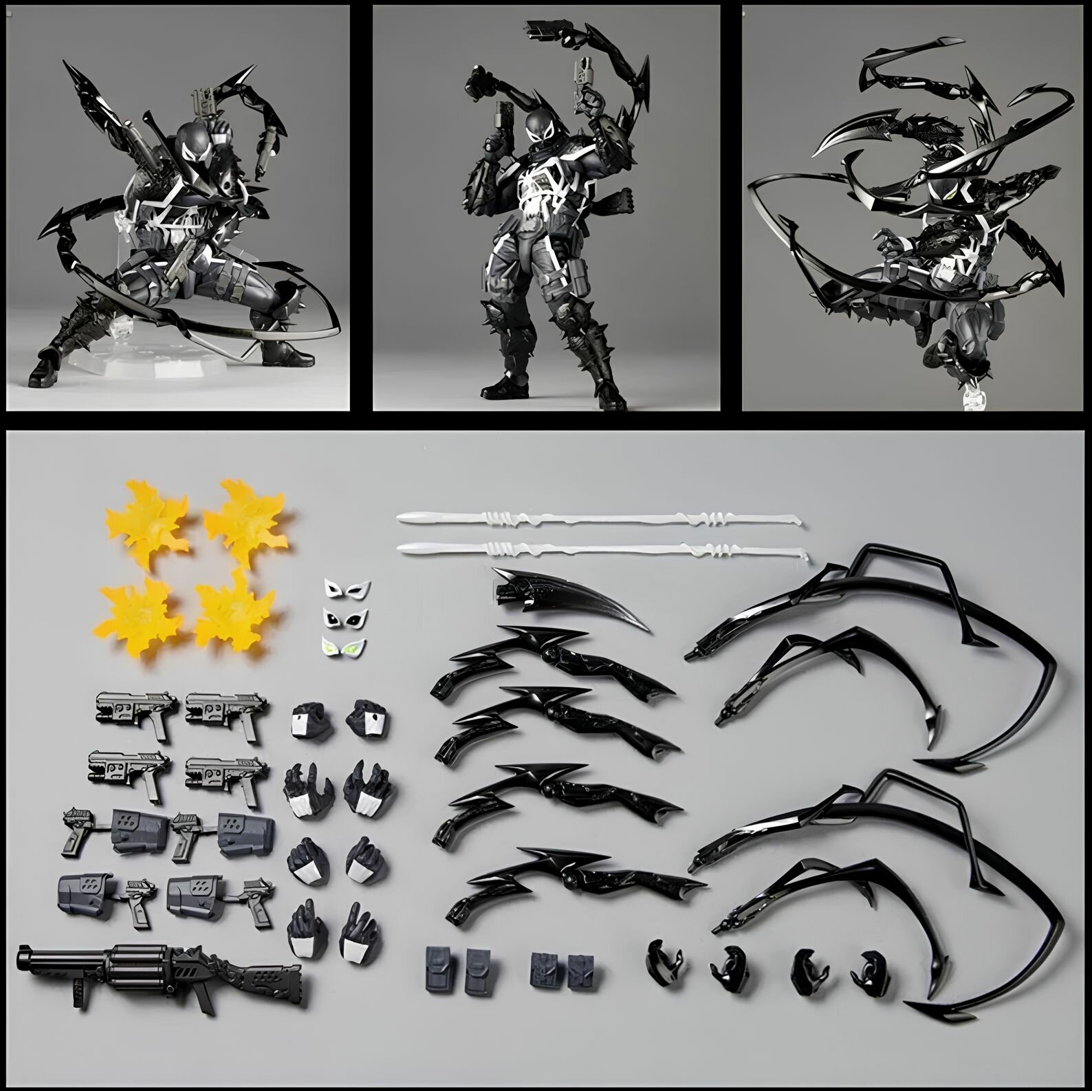 Фигурка Агент Веном / Agent Venom revoltech (18см) — фото 1