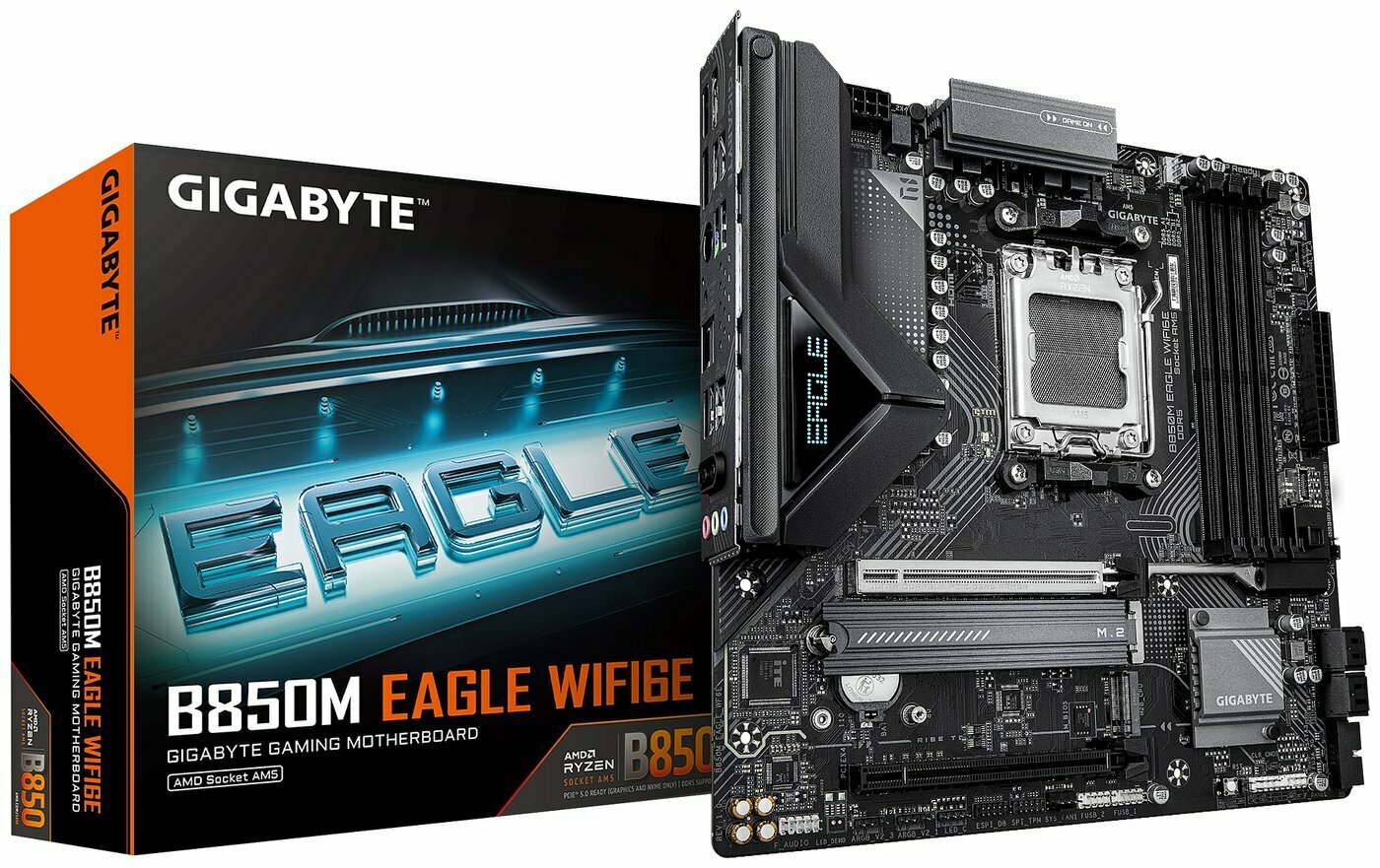 Материнская плата Gigabyte B850M EAGLE WF6E (AM5, mATX)