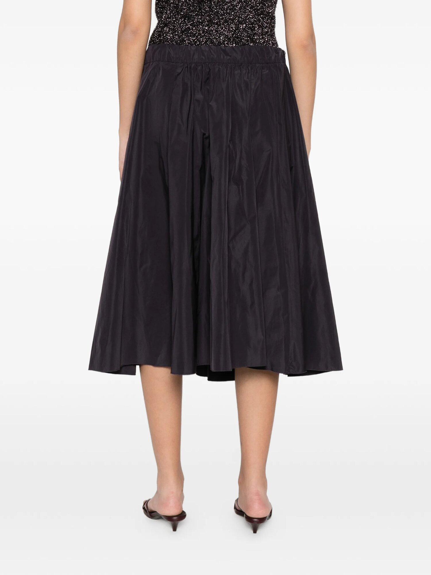 Юбка SUSANNE BOMMER Patch-pocket gathered midi skirt, размер 40, purple — фото 1