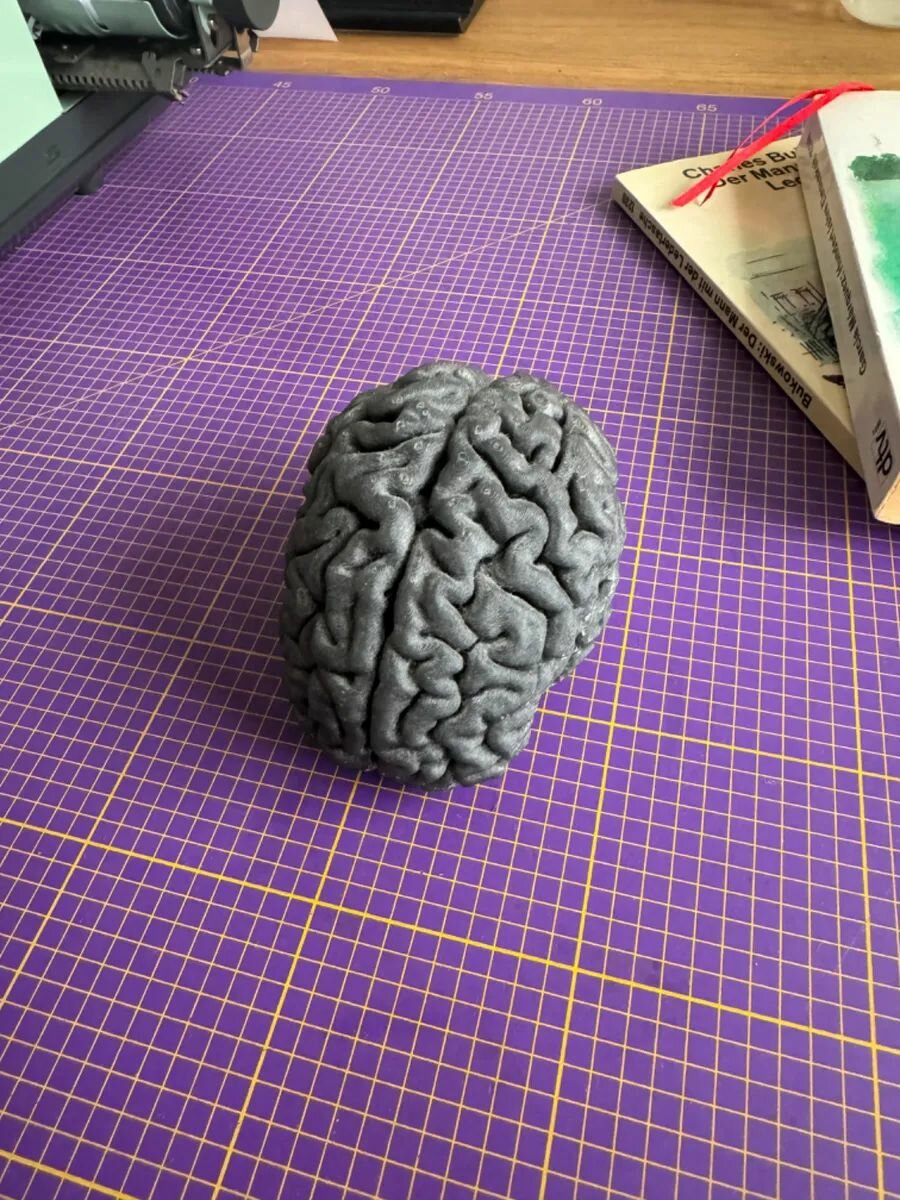 Реалистичная модель человеческого мозга (МРТ) 3D печать из пластика