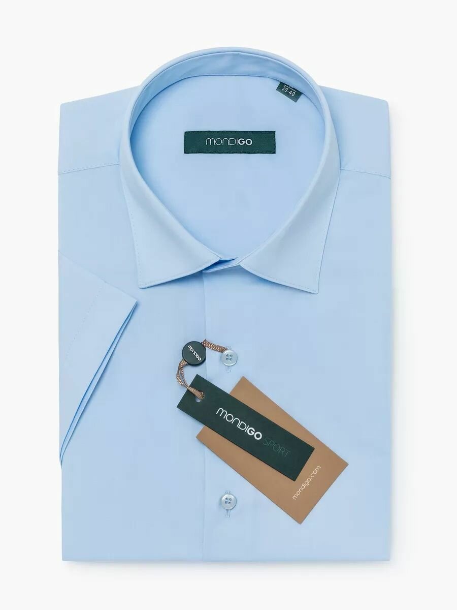 Рубашка приталенная SLIM FIT с коротким рукавом