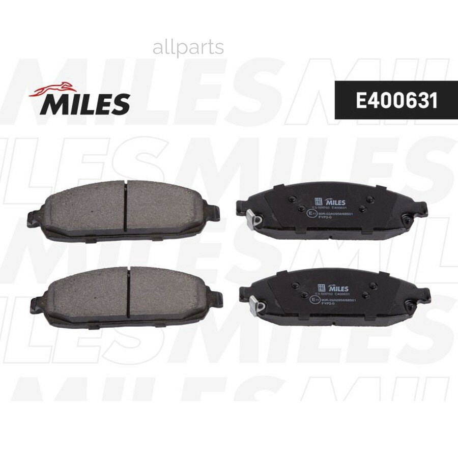 MILES E400631 Колодки тормозные JEEP COMMANDER 05-/GRAND CHEROKEE 00- пер. LowMetallic