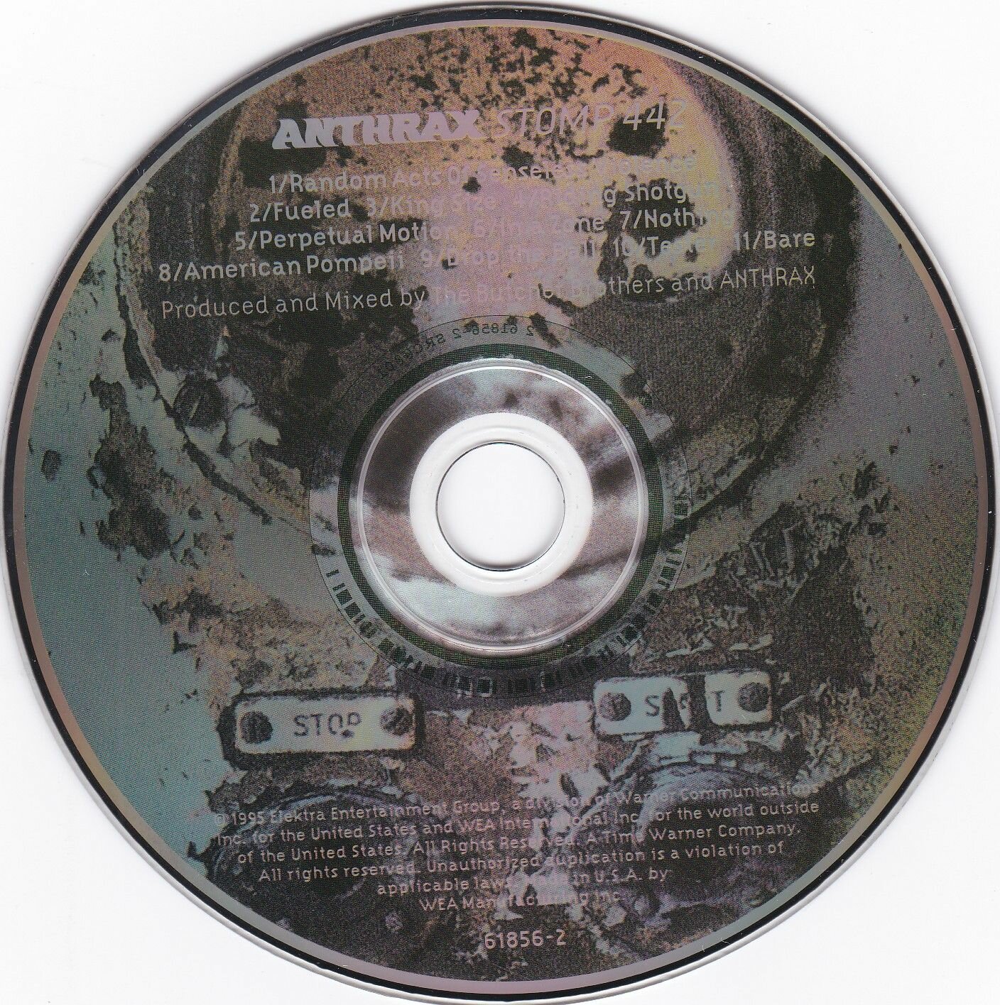 Anthrax - Stomp 442, 1995, 20-page, CD-Аудио — фото 1
