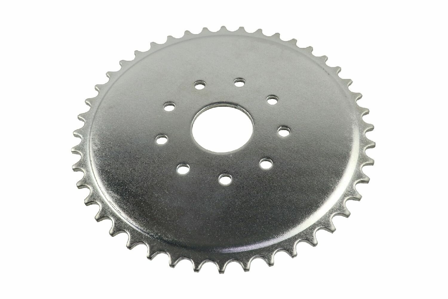Звезда ведомая 44z F50, F80, NR50, NR80, T100,72(8P) (9 отверстий) цинк
